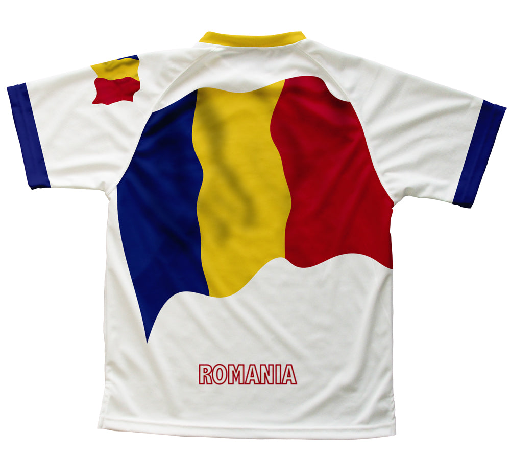 Romania Flag Technical T-Shirt for Men and Women – ScudoPro ScudoPro