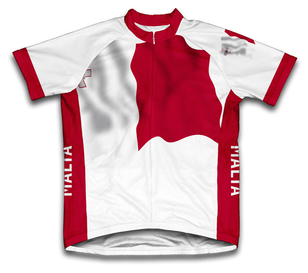 Malta Flag Short Sleeve Cycling Jersey Cycling Jersey for Men And Women ...