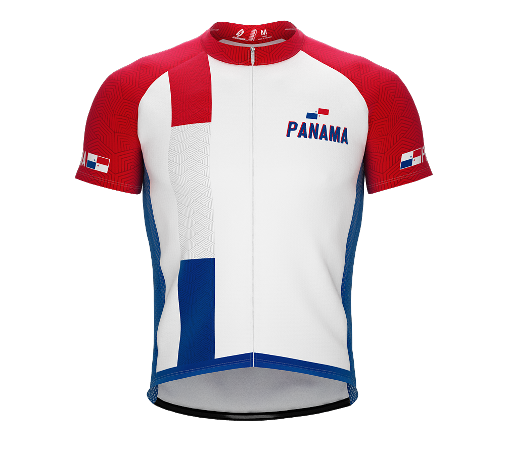 Panama Flag Short Sleeve Cycling Jersey Cycling Jersey for Men And ...