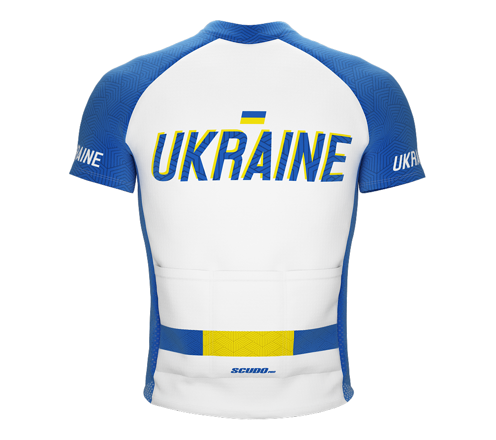 Ukraine Flag Short Sleeve Cycling Jersey Cycling Jersey for Men And ...
